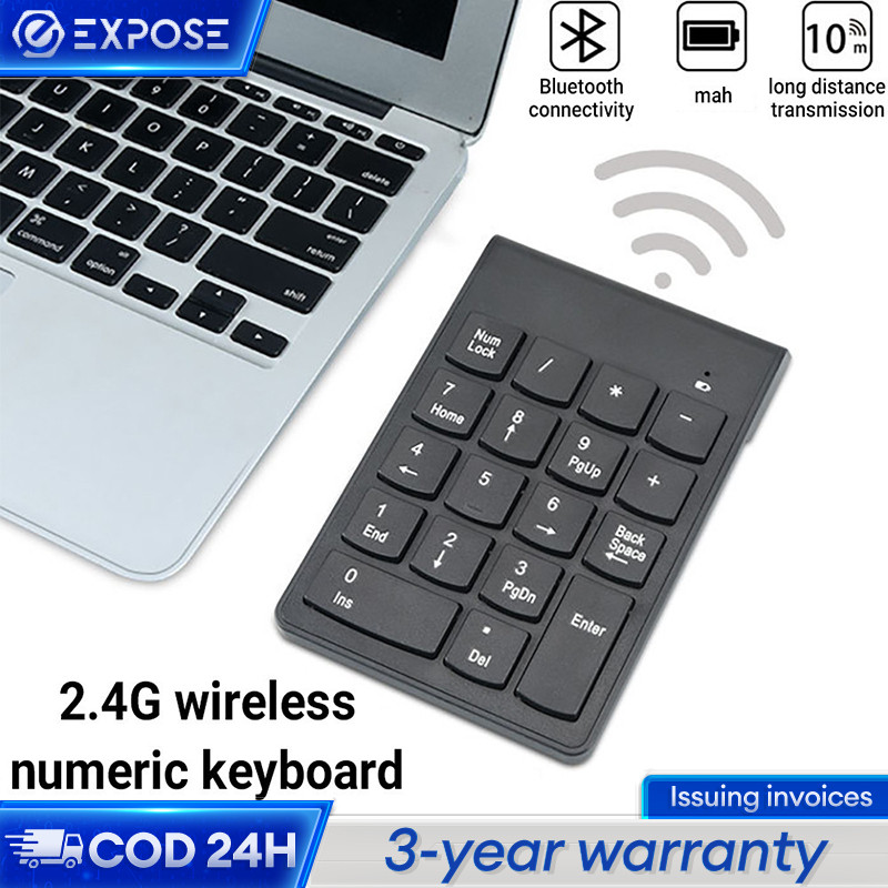 Jual Wireless Keypad Numeric / Keyboard Numeric Wireless Universal 18 ...