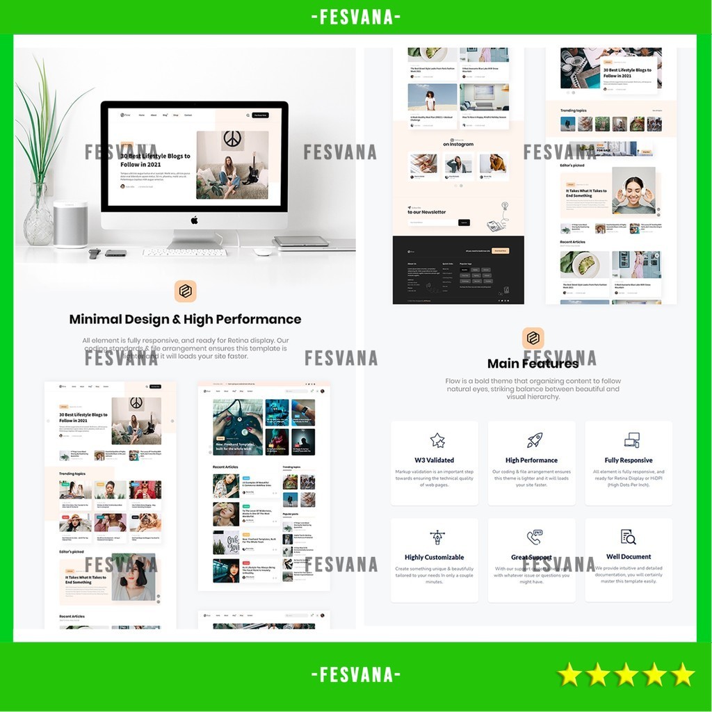 Jual SOURCE CODE APLIKASI WEB FLOW - LARAVEL PERSONAL MULTILINGUAL BLOG ...