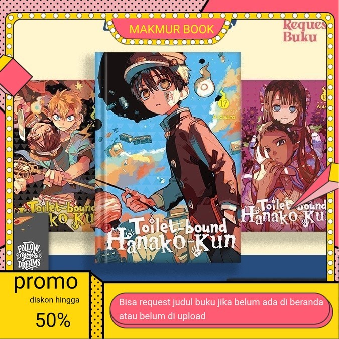 Jual Toilet-bound Hanako-kun Vol. 0 - Vol.18 (Series) by AidaIro | Shopee Indonesia
