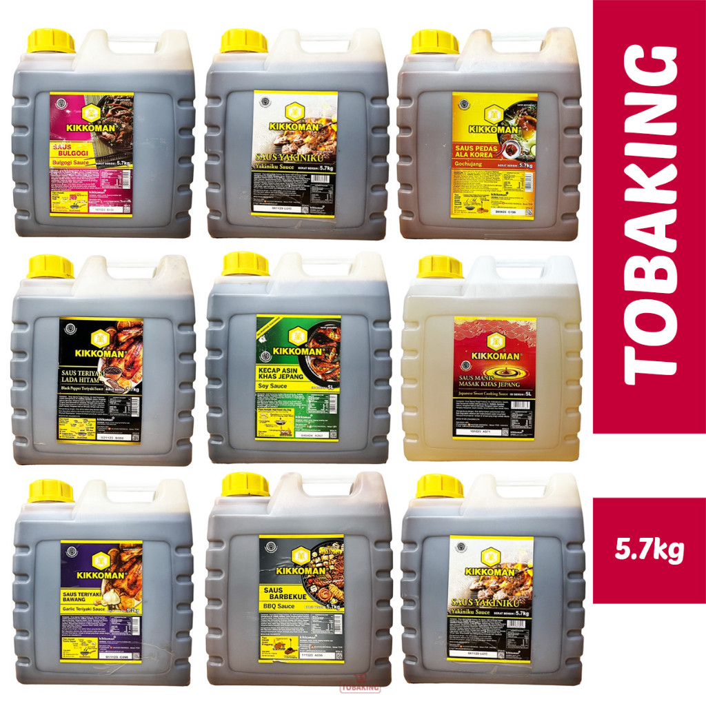 Jual Kikkoman Jerigen 5L Saos Korea Saus Gochujang Takoyaki Bulgogi ...