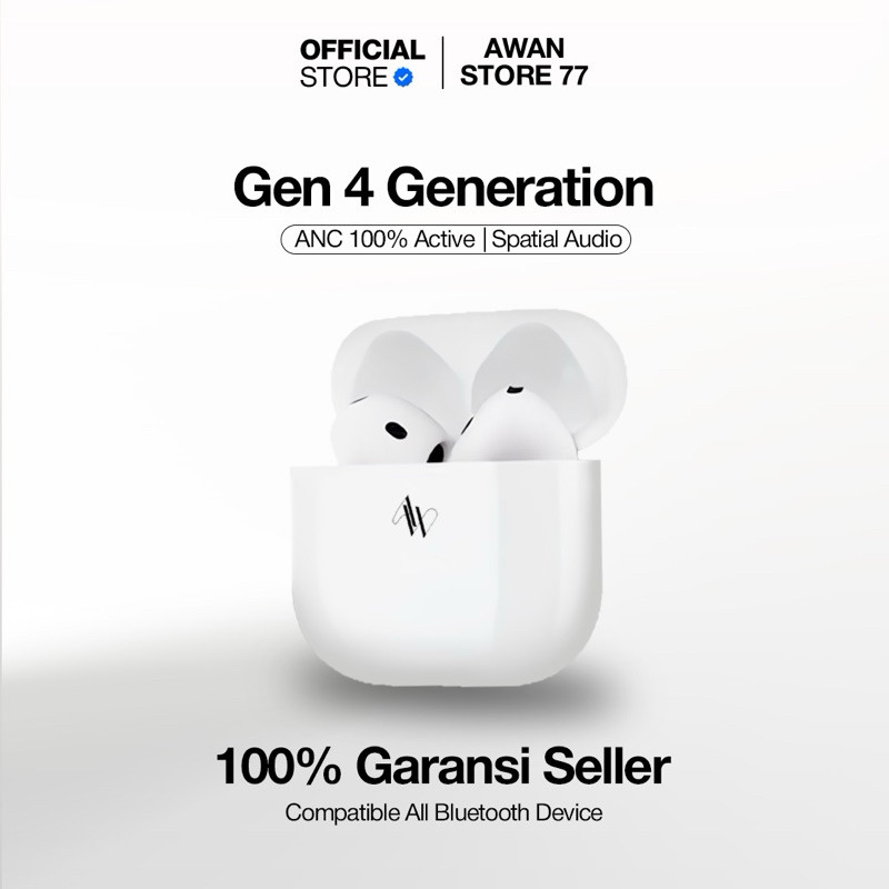Jual [ NEW LAUNCHING ] TWS BLUETOOTH GEN 4 GENERATION 2024 WIRELESS ...