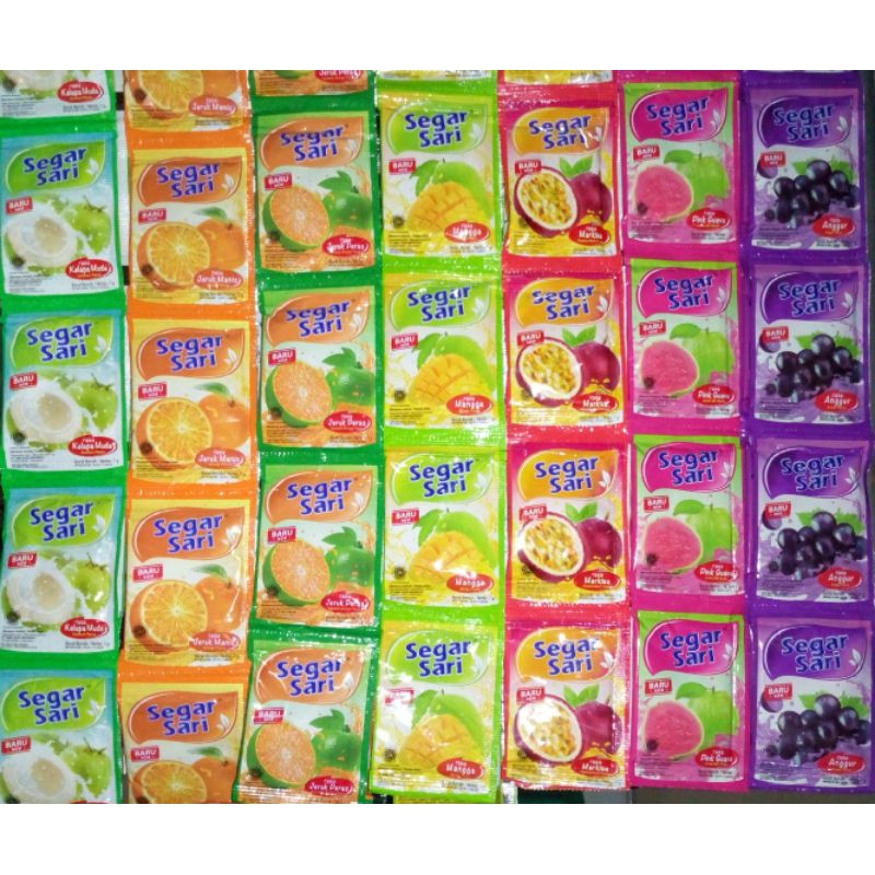 Jual SEGAR SARI SACHET / SEGAR SARI RENTENG / Segar Sari 1 RENCENG ISI ...