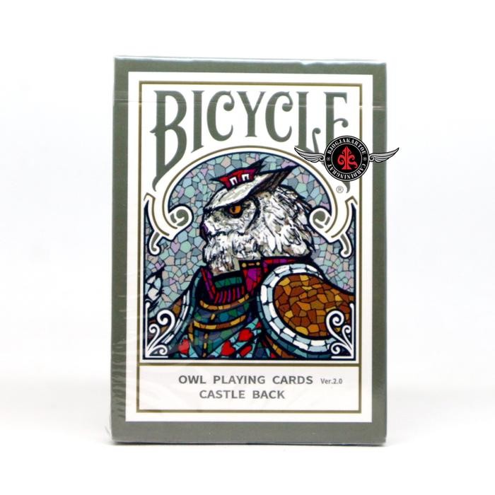 Jual Kartu Remi Bike Owl v2 Castle Back Playing Cards by Yasuyuki Honne ...