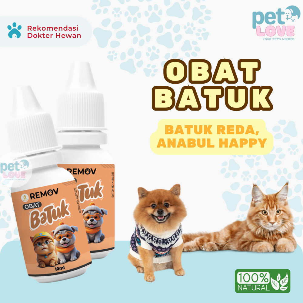 Jual REMOV Obat Batuk Kucing dan Anjing 10 ml | Shopee Indonesia