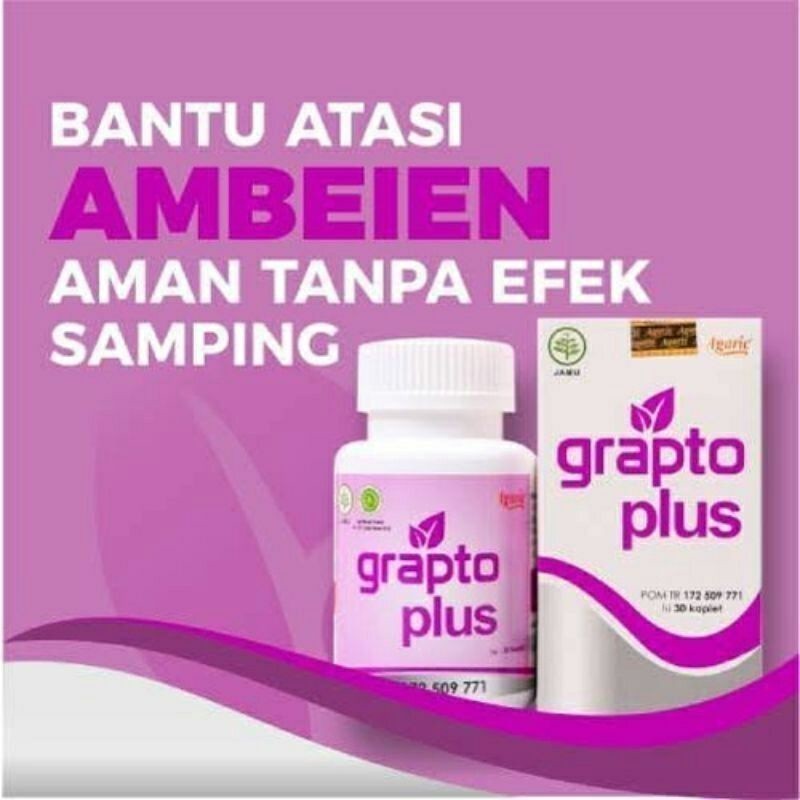 Jual 100% ORIGINAL grapto plus asli obat herbal atasi ambien dan wasir ...