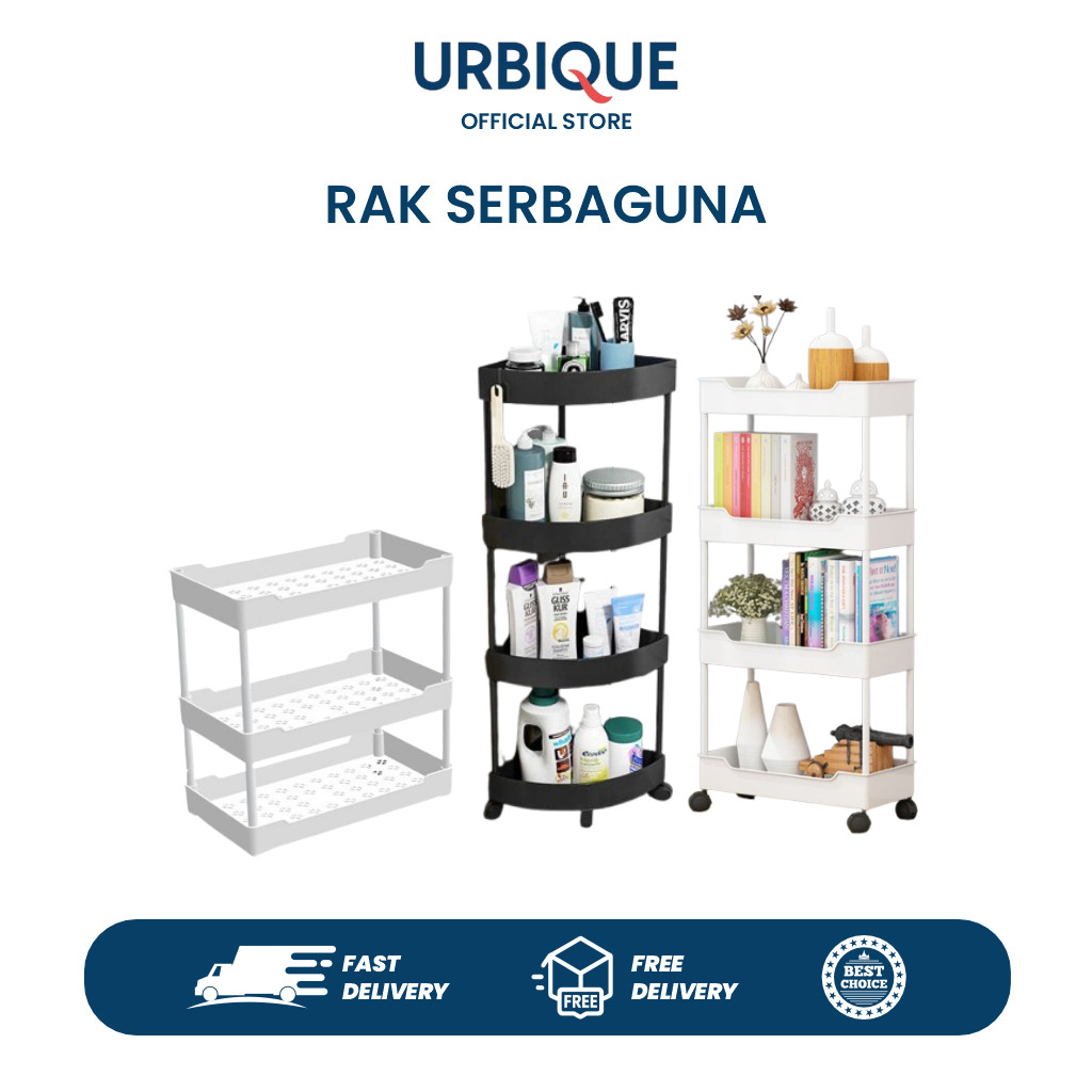 Jual Rak Dapur square Rak Toilet Rak Susun Serbaguna Rak Dorong Rak ...