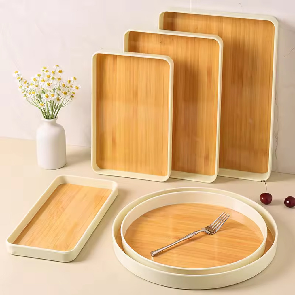 Jual FT Wooden Tray Jati Belanda Rectangle Tray Tatakan Aesthetic ...