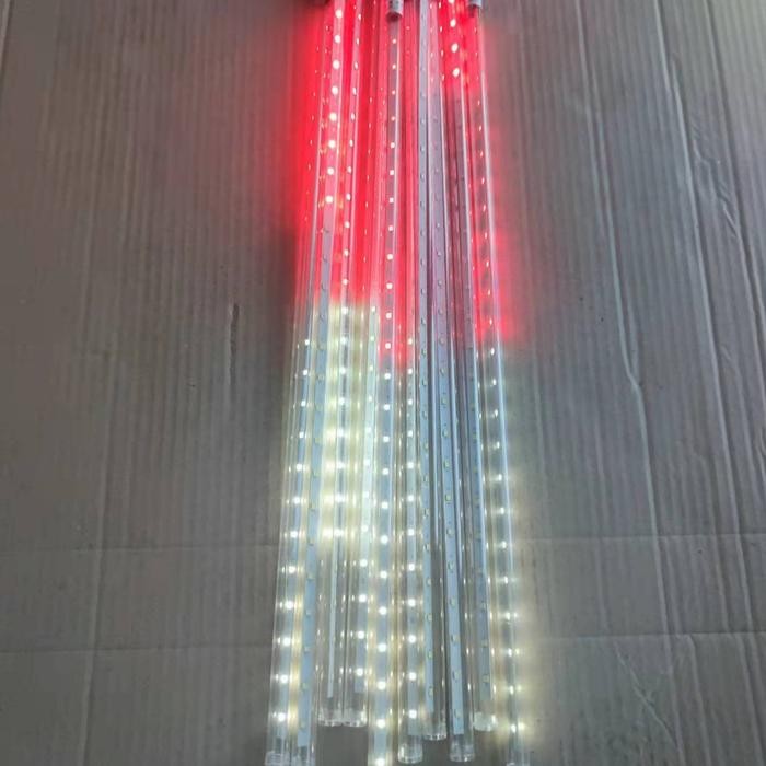 Jual Led Meteor Merah Putih / Air terjun MERAH PUTIH 8bh lampu 50cm ...