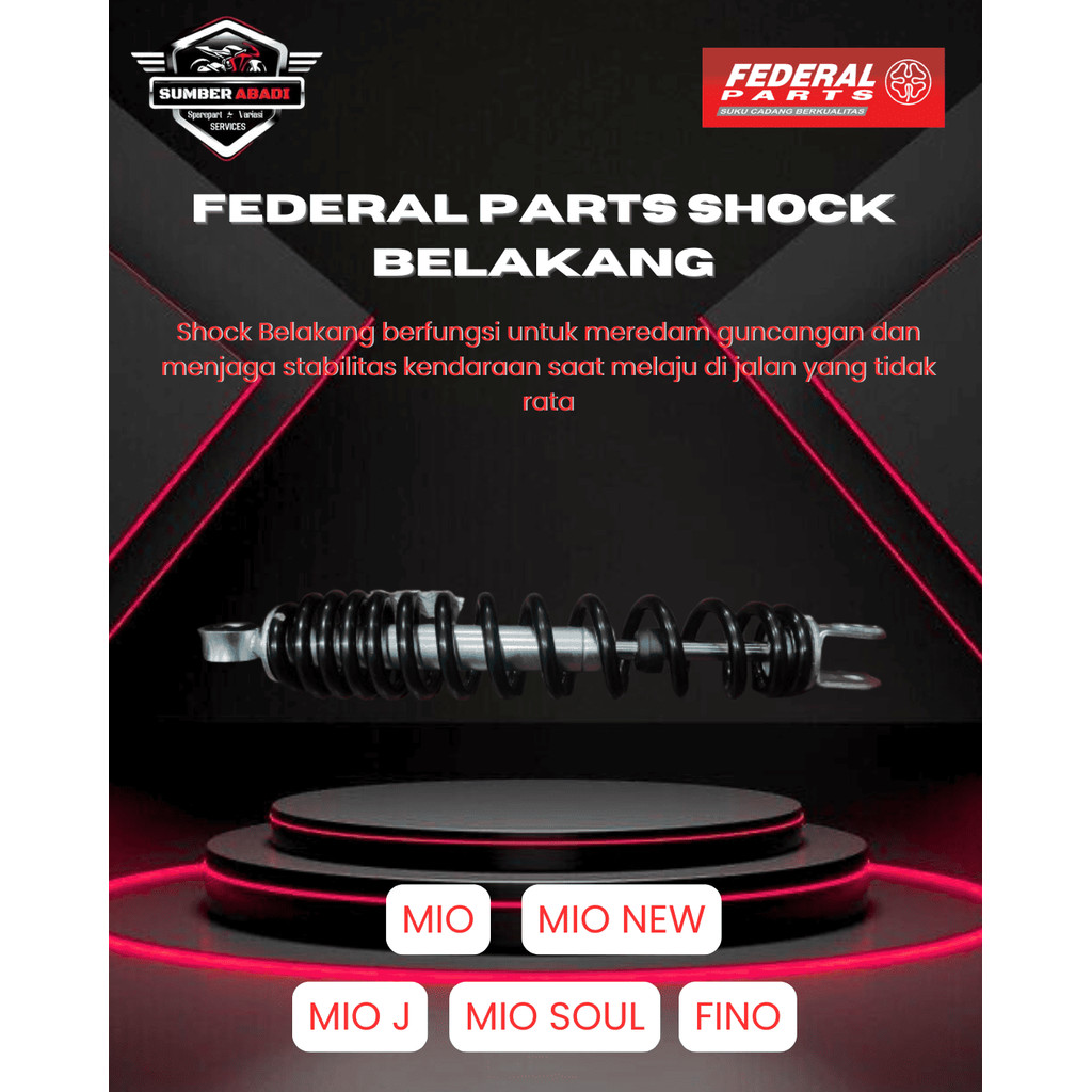Jual Federal Shock Belakang Mio, Mio New, Mio Soul, Fino, Mio J ...