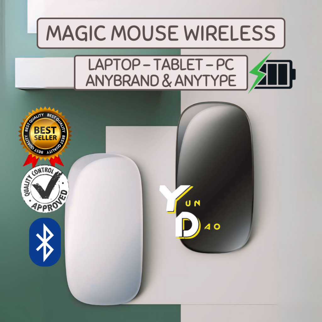 Jual Wireless Magic Mouse Bluetooth Universal Windows Apple Thin Magic ...