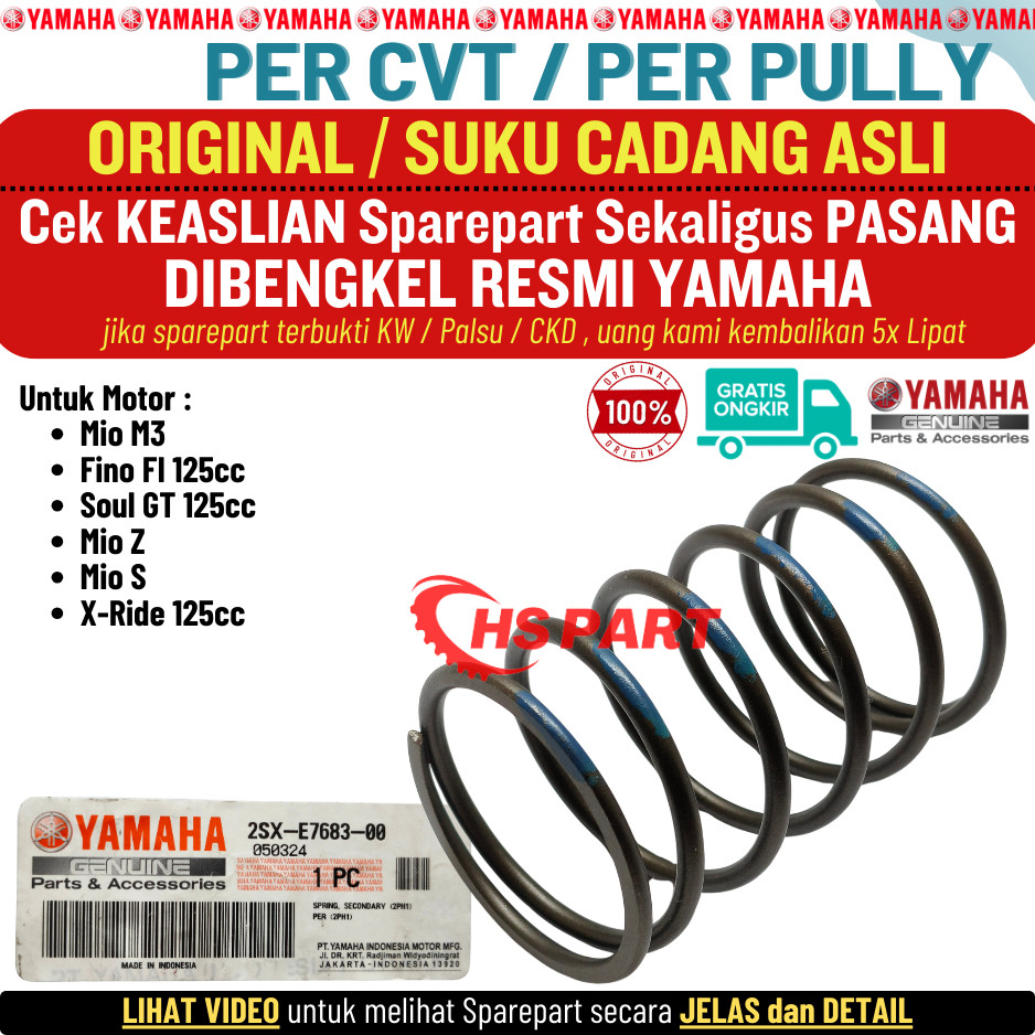 Jual Per CVT Mio M3 Z S Gear Freego Soul GT Xride Fino Grande 125 ...