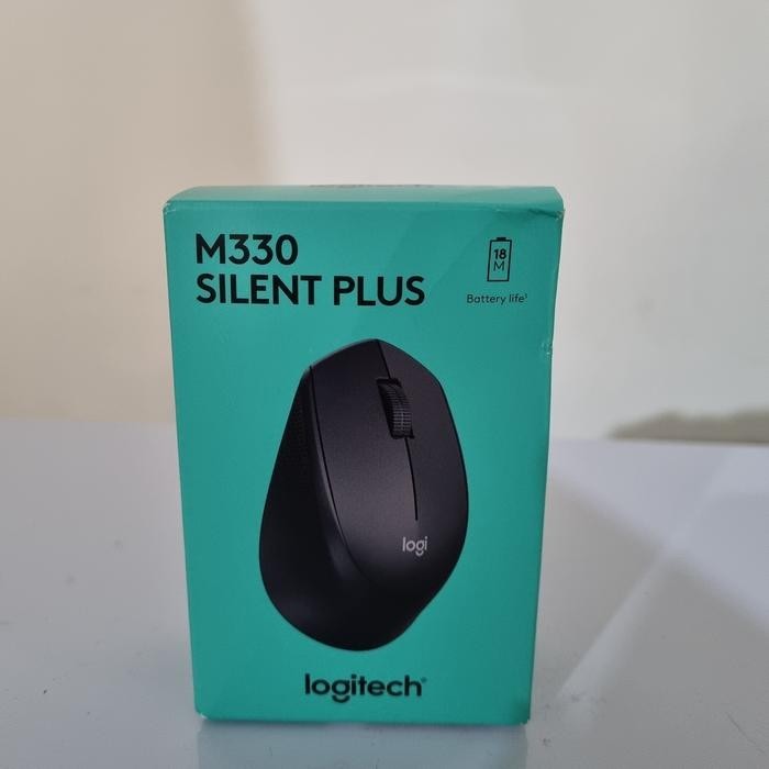 Jual Mouse Logitech M330 m330 Wireless silent plus - Hitam | Shopee Indonesia