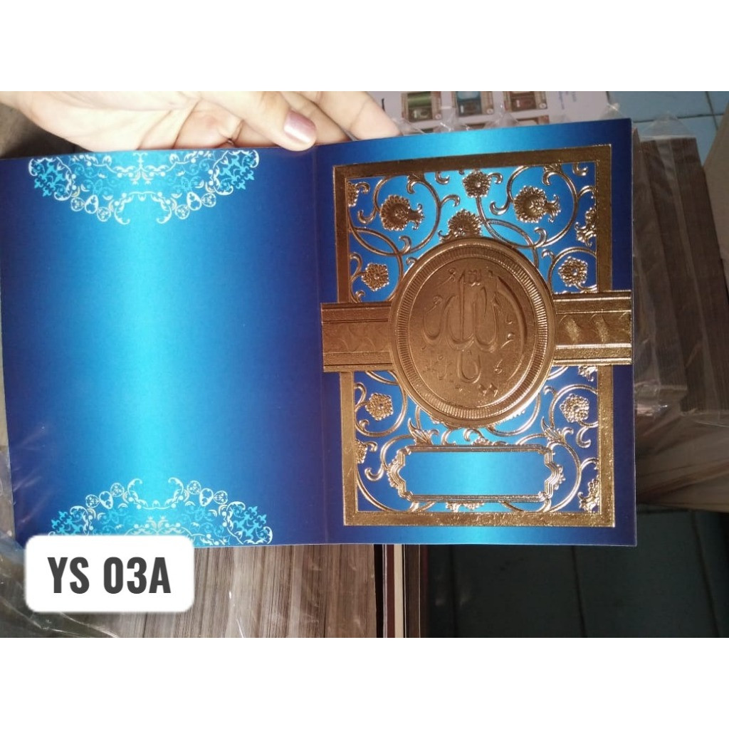 Jual Cover Buku Yasin Art Carton YS 03A biru tanpa lubang | Shopee ...