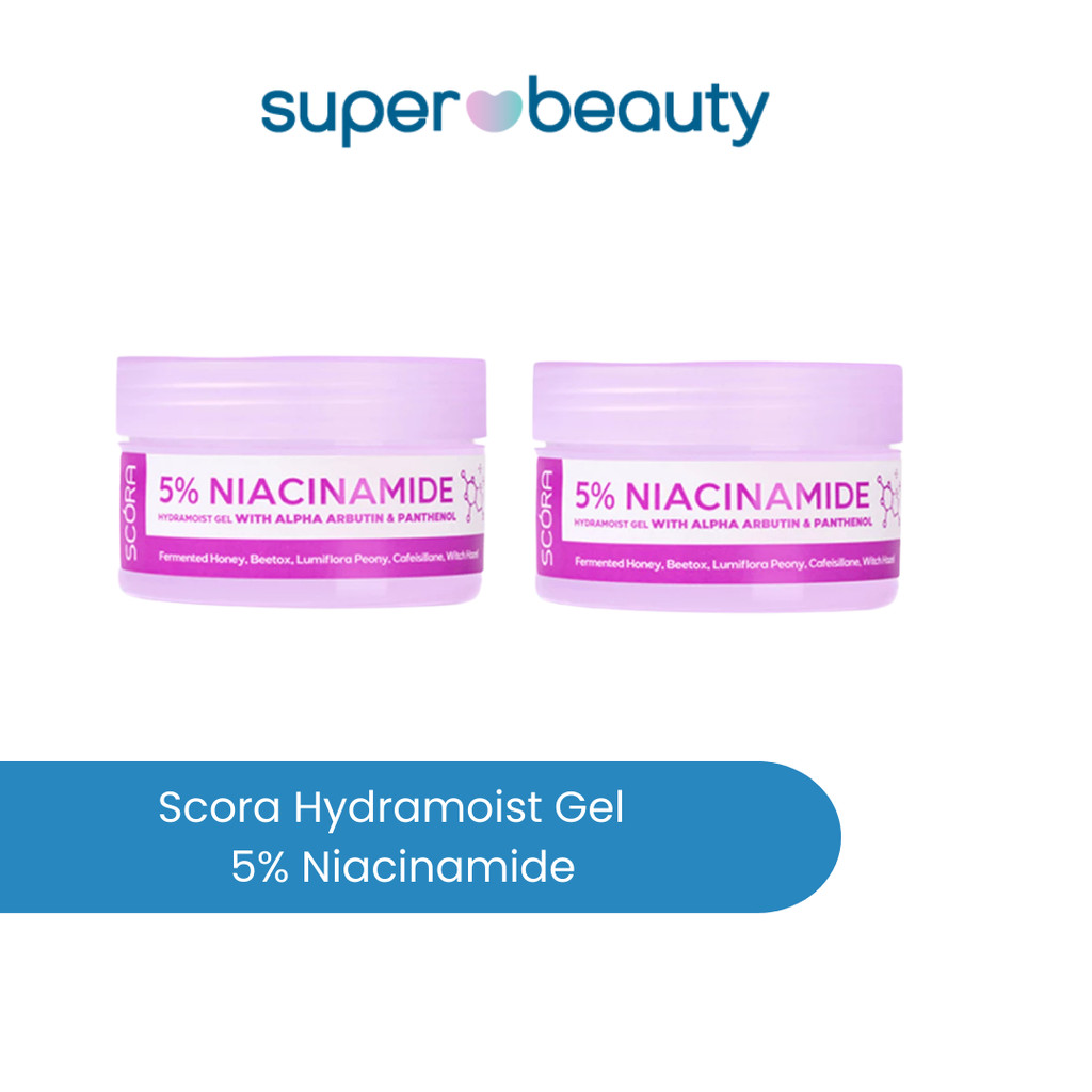 Jual SCORA 5% Niacinamide Hydramoist Gel with Alpha Arbutin & Panthenol 45ML | Shopee Indonesia
