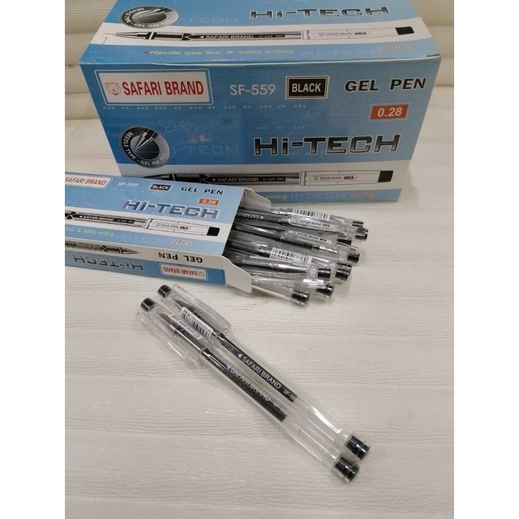 Jual *AMJ* (1 PACK / 12 PCS) BOLPEN / PULPEN HI-TECH / BALLPOINT HITEC ...