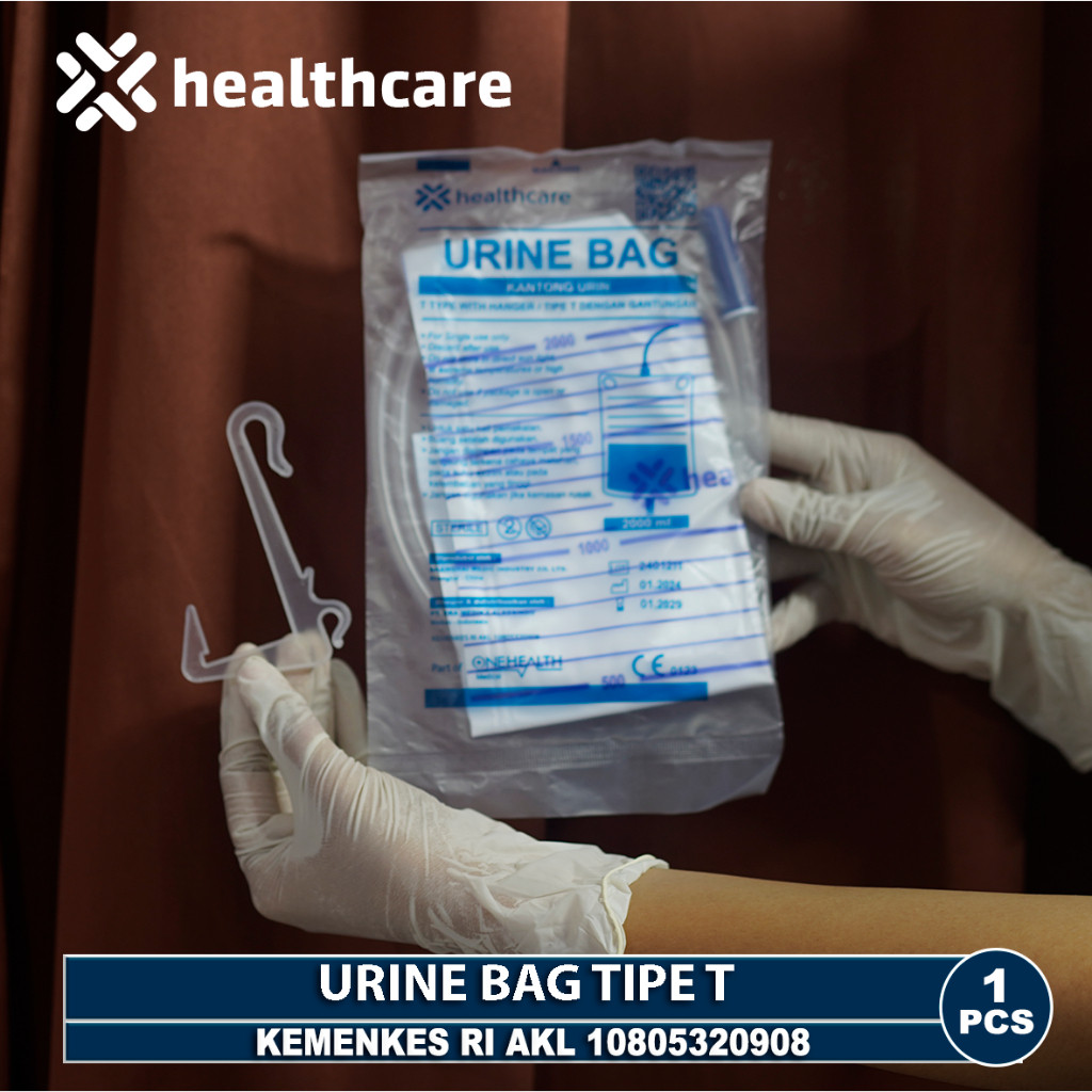Jual Onehealth Urine Bag Urin Bag Kantong Urin Model Push Pull / Urine ...