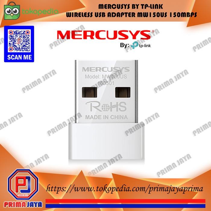 Jual MERCUSYS By TP-Link MW150US 150Mbps WiFi Wireless USB Adapter ...