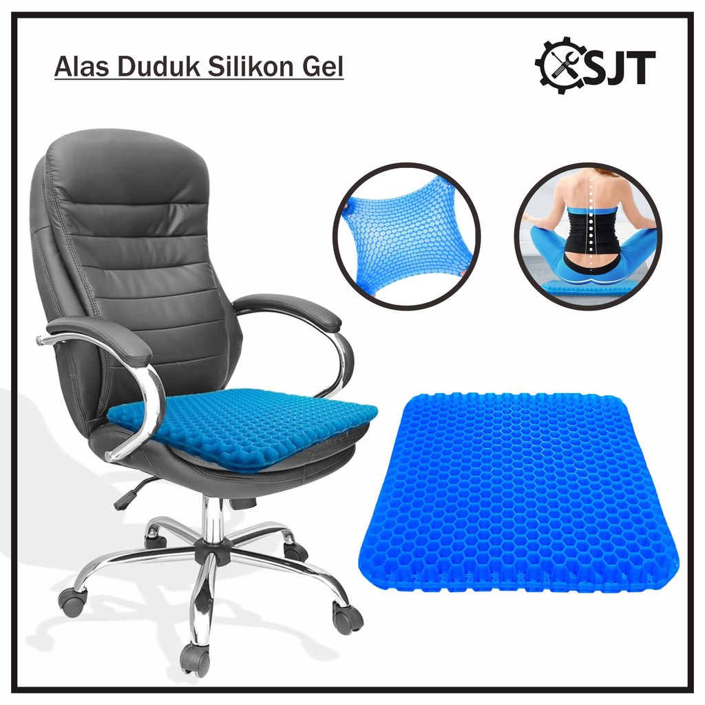 Jual SJT - Alas Duduk Silikon Gel Bantalan Jok Kursi Mobil Super Empuk ...