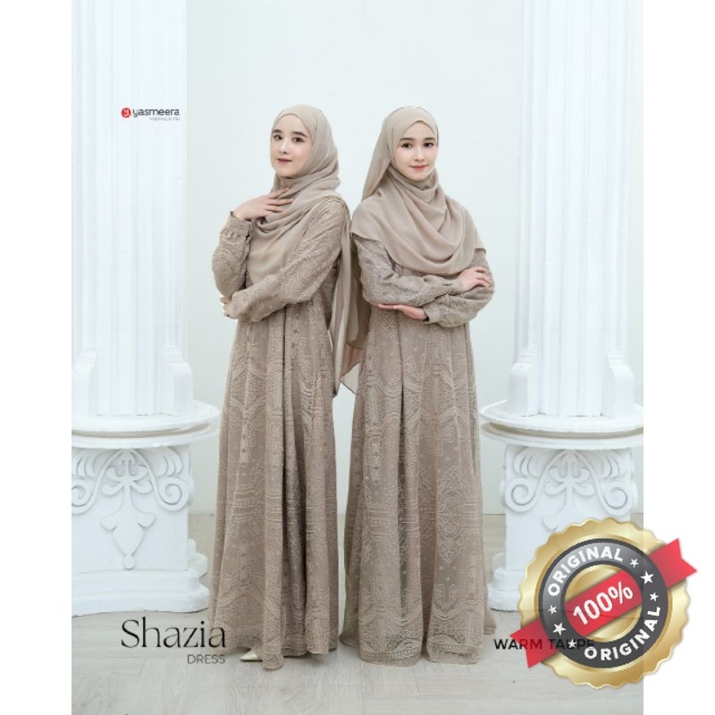 Jual YASMEERA gamis SHAZIA DRESS Brokat Premium Full Brukat Etnik ...