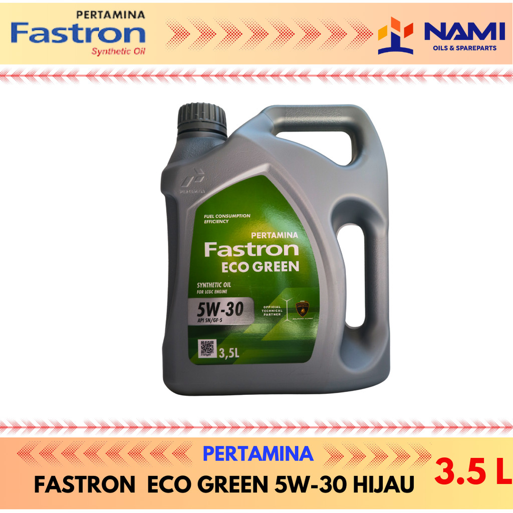 Jual *PERTAMINA FASTRON ECOGREEN 5W-30 (3.5 L) GALON* Oli Mesin Mobil ...