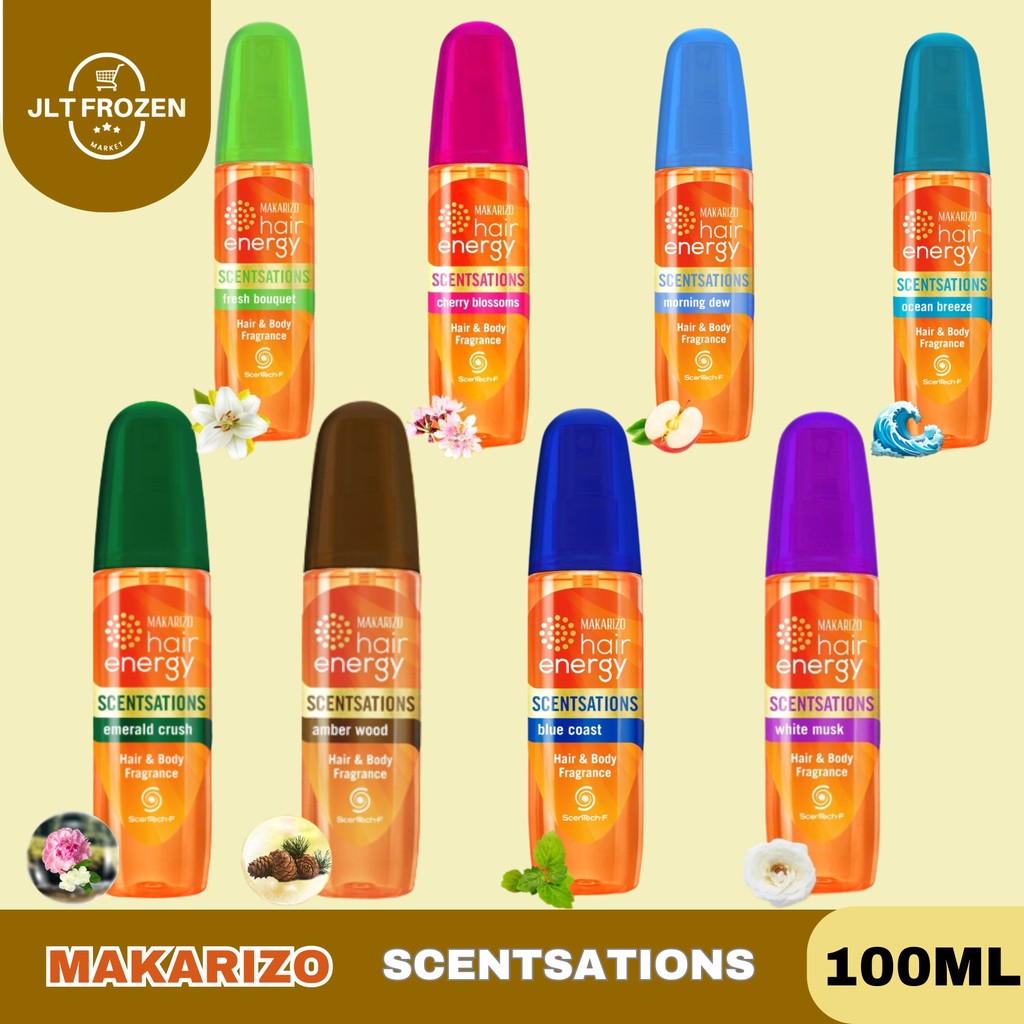 Jual Makarizo Scentsations 100ml / Makarizo Hair Energy / Ocean Breeze / Morning Dew / Blue ...