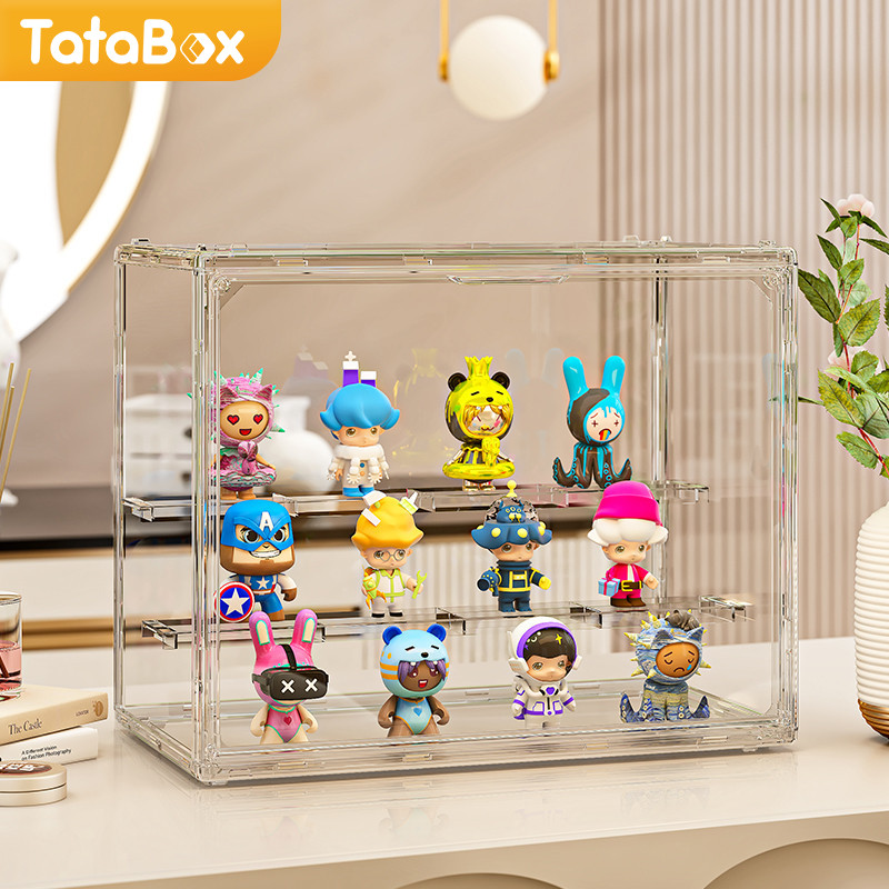 Jual Action Figure Box Acrylic Display PopMart Blind Box Bricks Box ...