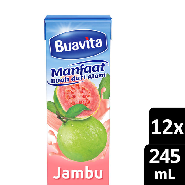 Jual Buavita Jus Buah Jambu Kaya Vitamin C 245Ml x12 | Shopee Indonesia