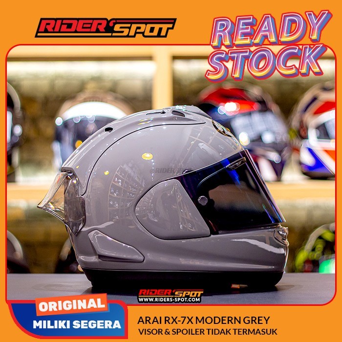 Jual Helm Motor ARAI RX-7X Modern Grey Full Face Helmet Original Touring | Shopee Indonesia