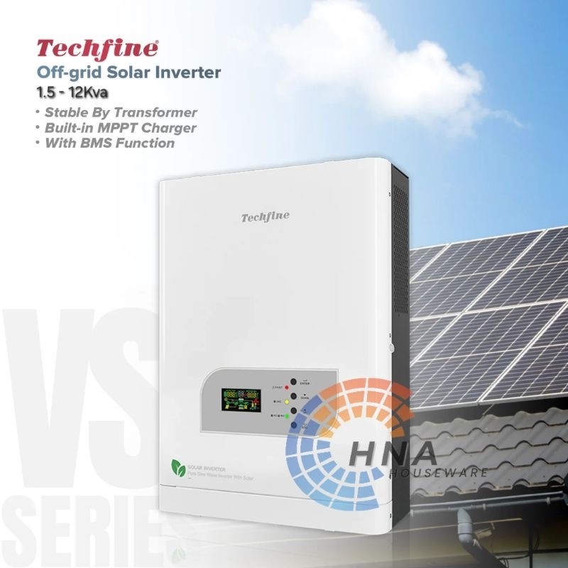 Jual Techfine Inverter Hybrid Trafo Low Frequency 1.5Kva 3Kva 3.8kva ...
