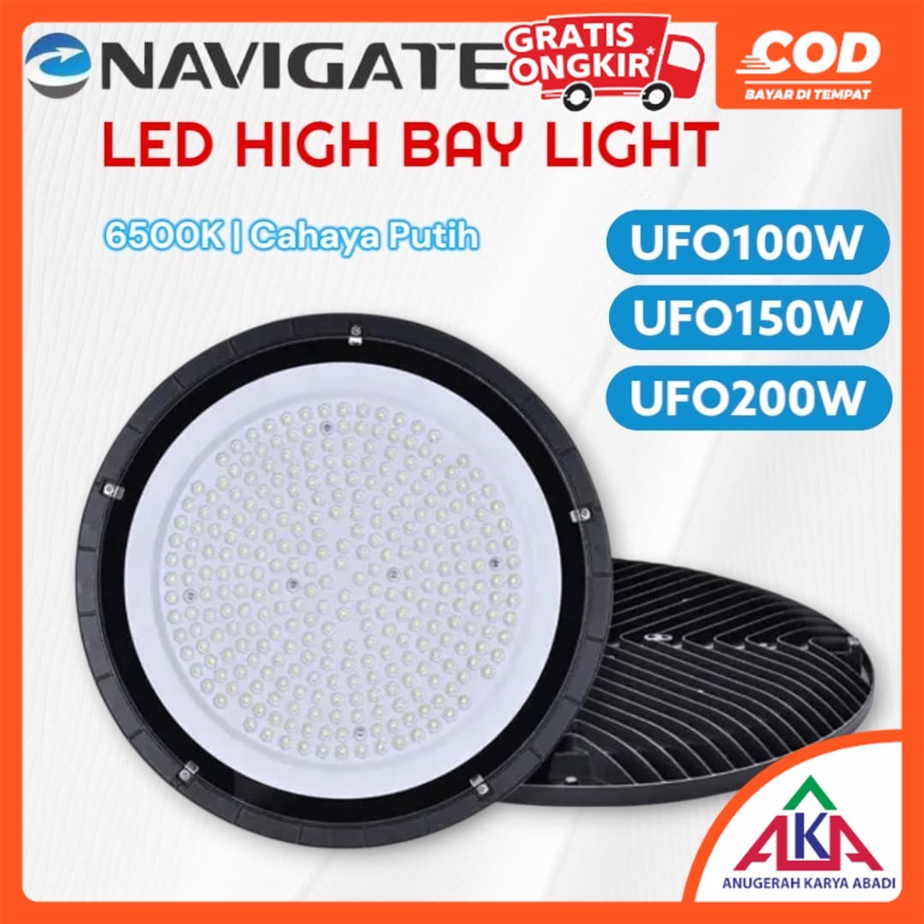 Jual NAVIGATE Lampu LED Highbay / Gantung / UFO / Satelit 100 / 150 ...