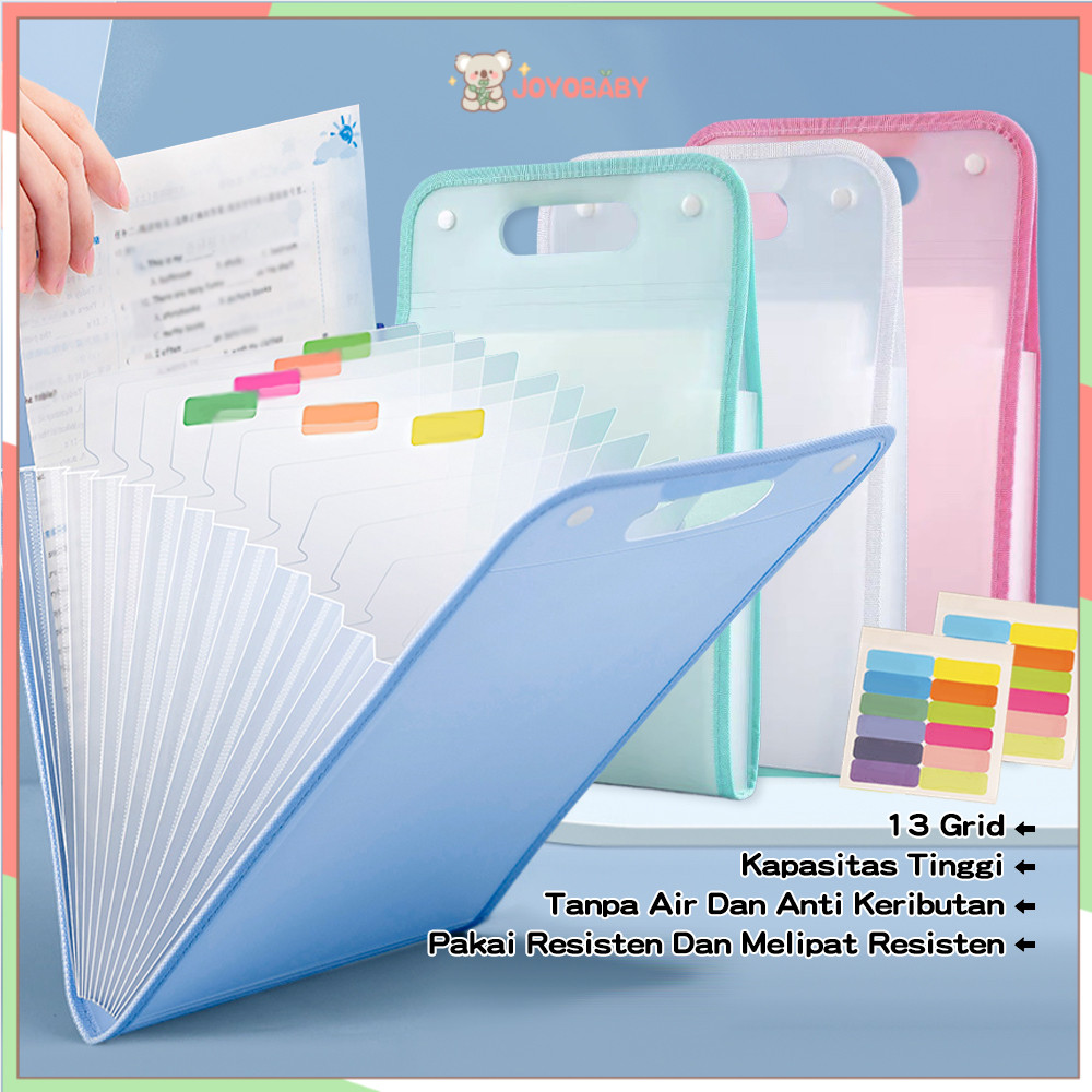 Jual Joyobaby Tas File Handle Map File Clear Holder Anti Air Multi ...