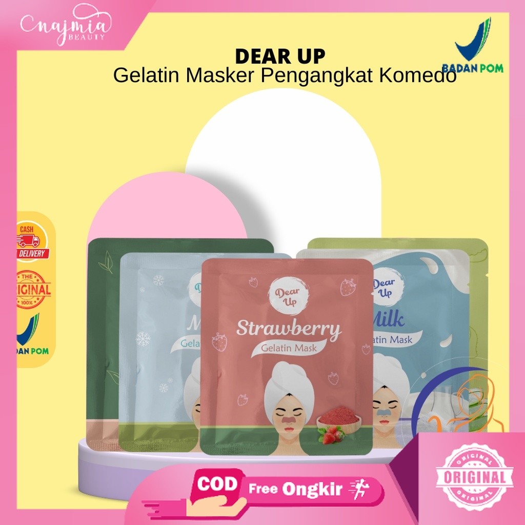 Jual Najmia Ofc Dear Up Gelatin Masker Pengangkat Komedo | Masker ...