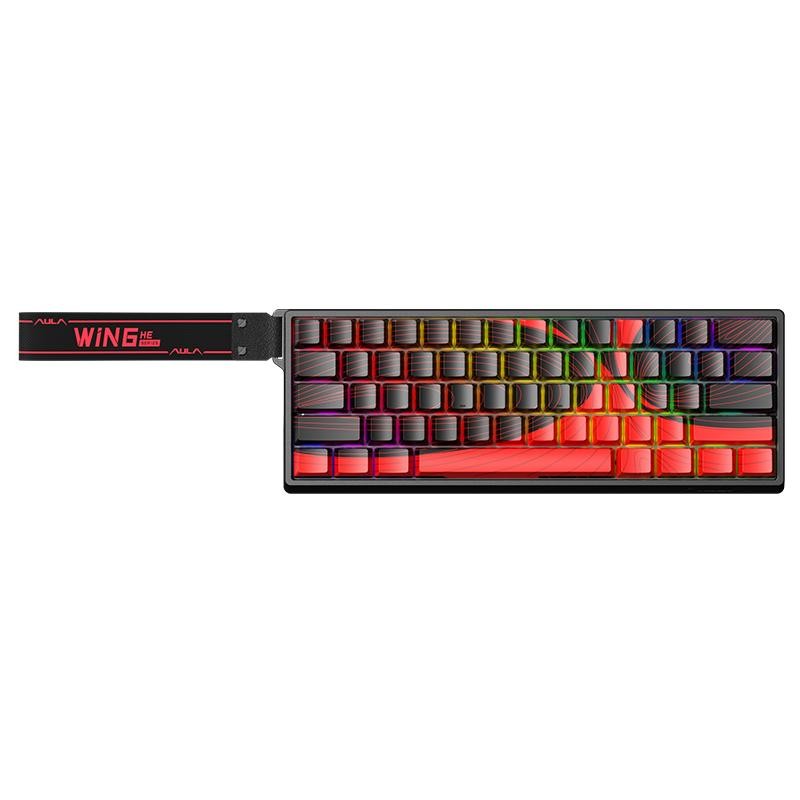 Jual AULA WIN60 HE MAX 8K Hall Effect 60% Gaming Keyboard Rapid Trigger ...
