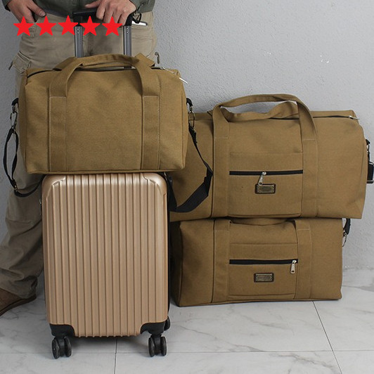 Jual Tas Kanvas Besar Tas Bahu Tas Selempang Travel Harian Outdoor ...