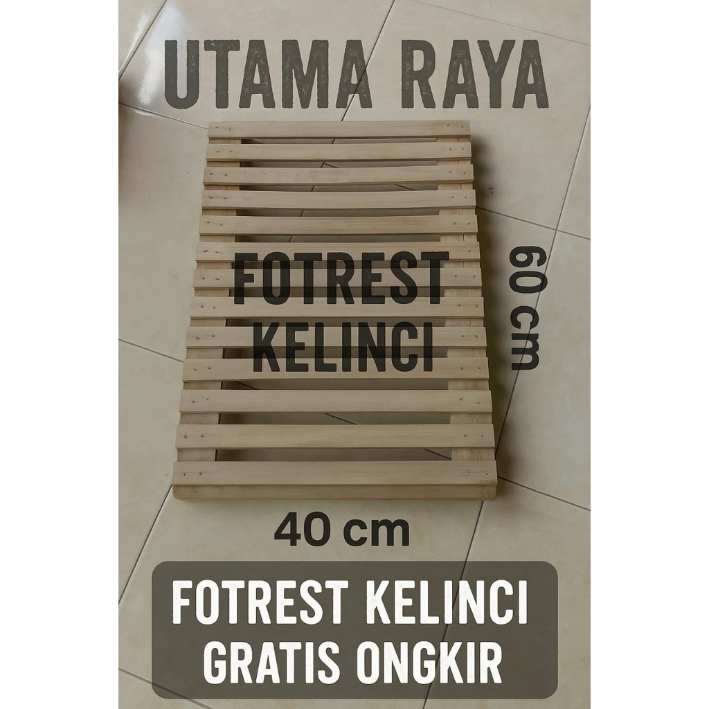 Jual Footrest Bambu Alas Kandang Kucing Kelinci Ayam Anjing Bahan Bambu ...