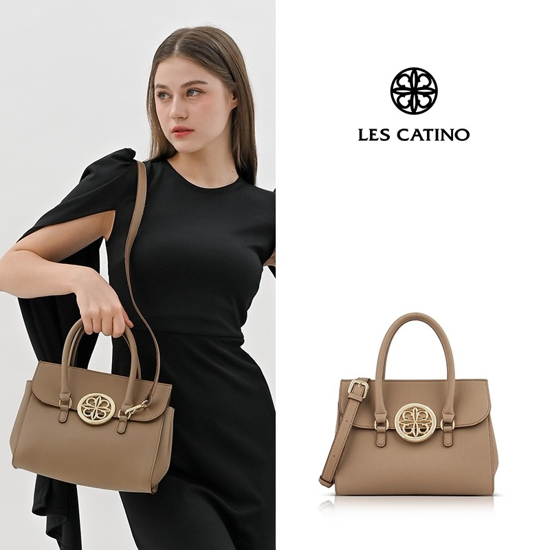 Jual MIRAL_SHOP Tas Wanita Les Catino Deluxe LCX-Seniora Flap Satchel | Shopee Indonesia