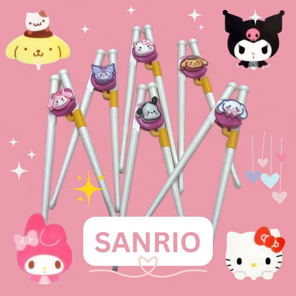 Jual SUMPIT ANAK KARAKTER SANRIO / training chopstick/ Sumpit Belajar ...