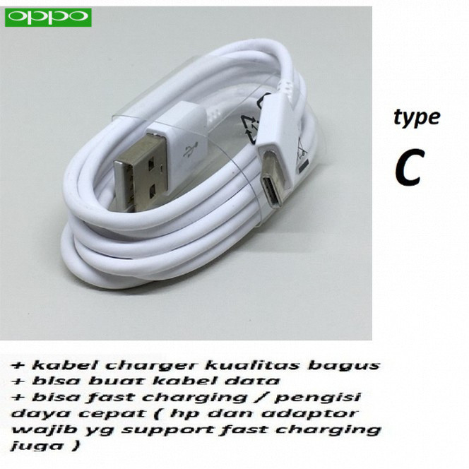 Jual Usb type C kabel charger oppo F23 CPH2527 - F23 PRO - F23e 5G ...