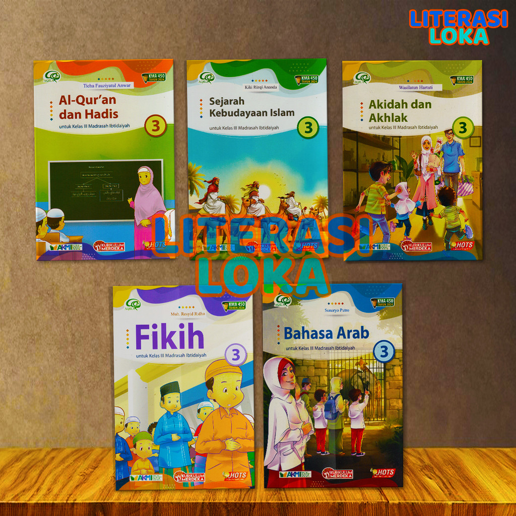 Jual Buku Kelas 3 SD/MI Madrasah Ibtidaiyah Kurikulum Merdeka Aqila Tiga Serangkai Revisi ...