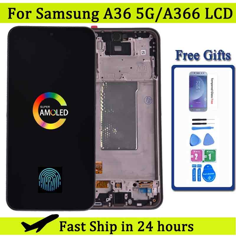 Jual 6.7" AMOLED For Samsung A36 5G A366B A366E A366U A366B/DS A366E/DS ...