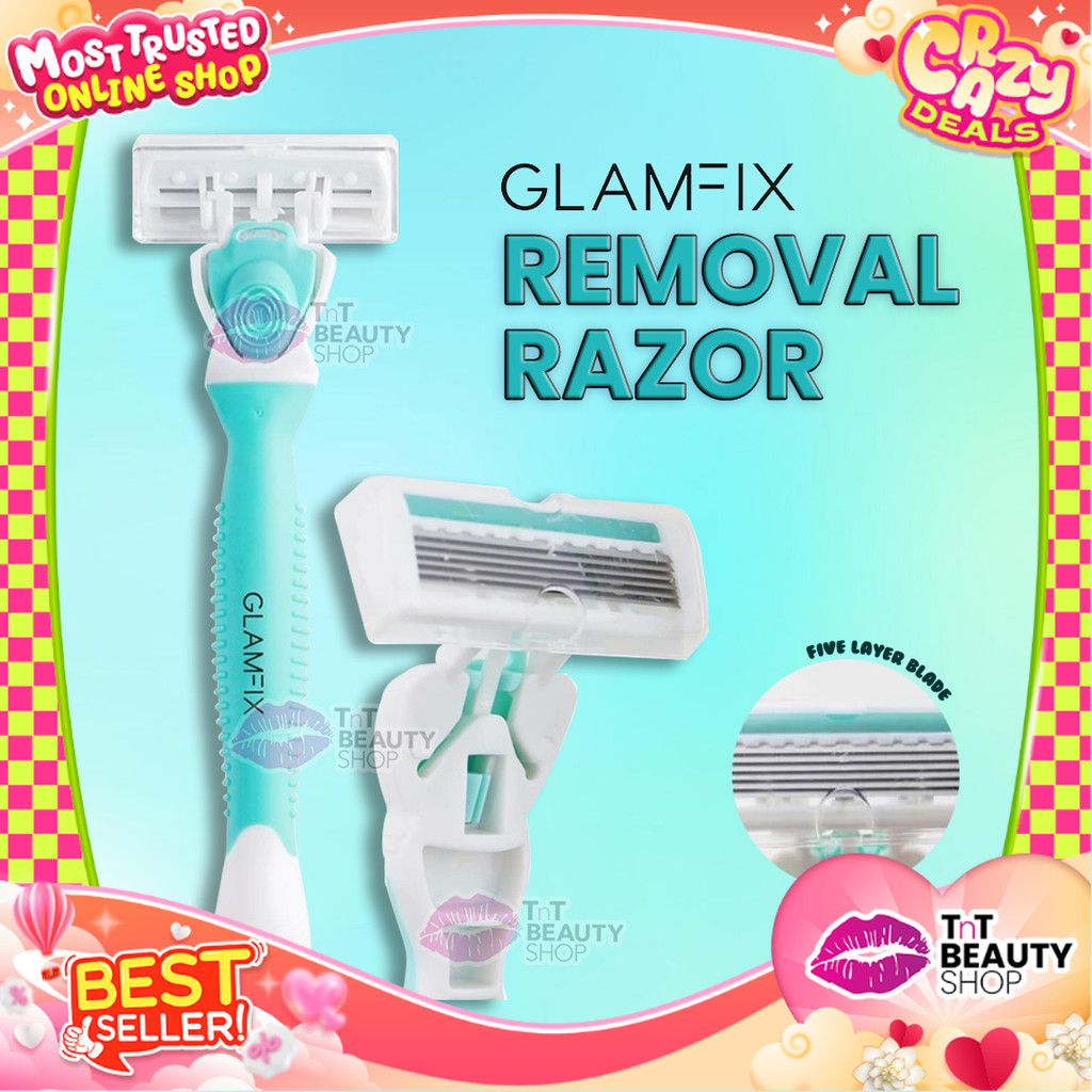 Jual GLAMFIX Fresh Hair Removal Razor 1 Pcs Free Refill Kepala Pisau ...