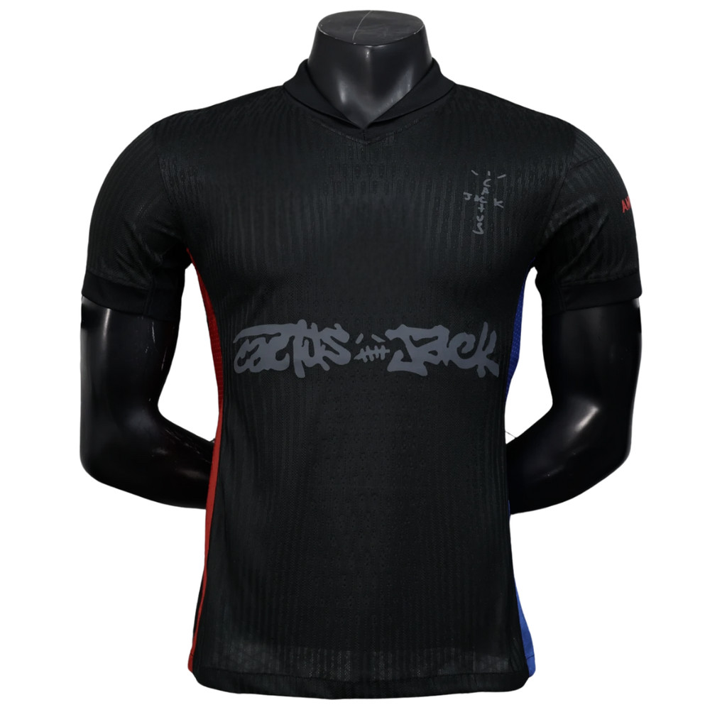 Jual jersey barca X travis away player issue kit 2024 | Shopee Indonesia