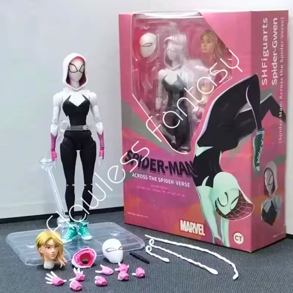Jual CT S.H.Figuarts SHF Marvel Spiderman Spidergwen Gwen Stacy Across The Spider Verse Spider ...
