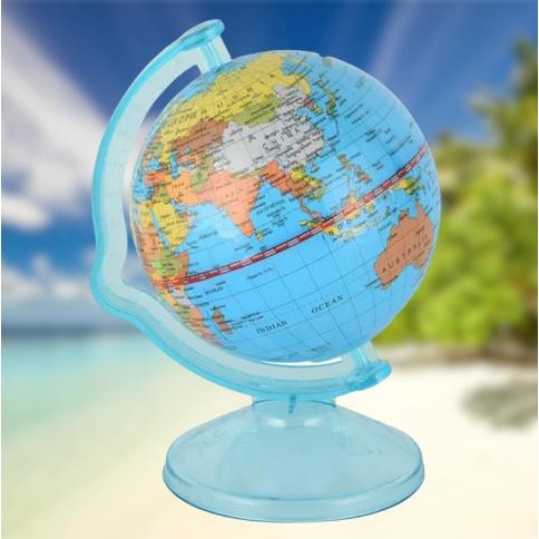 Jual WORLD EARTH GLOBE / GLOBE PETA DUNIA / ATLAS PETA DUNIA GLOBE - 4 inchi | Shopee Indonesia