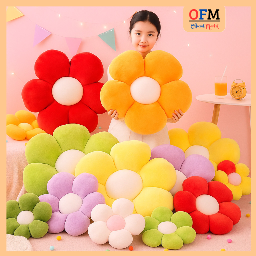 Jual BANTAL BUNGA MAINAN BONEKA / BANTAL SOFA / BANTAL DUDUK BERBENTUK ...