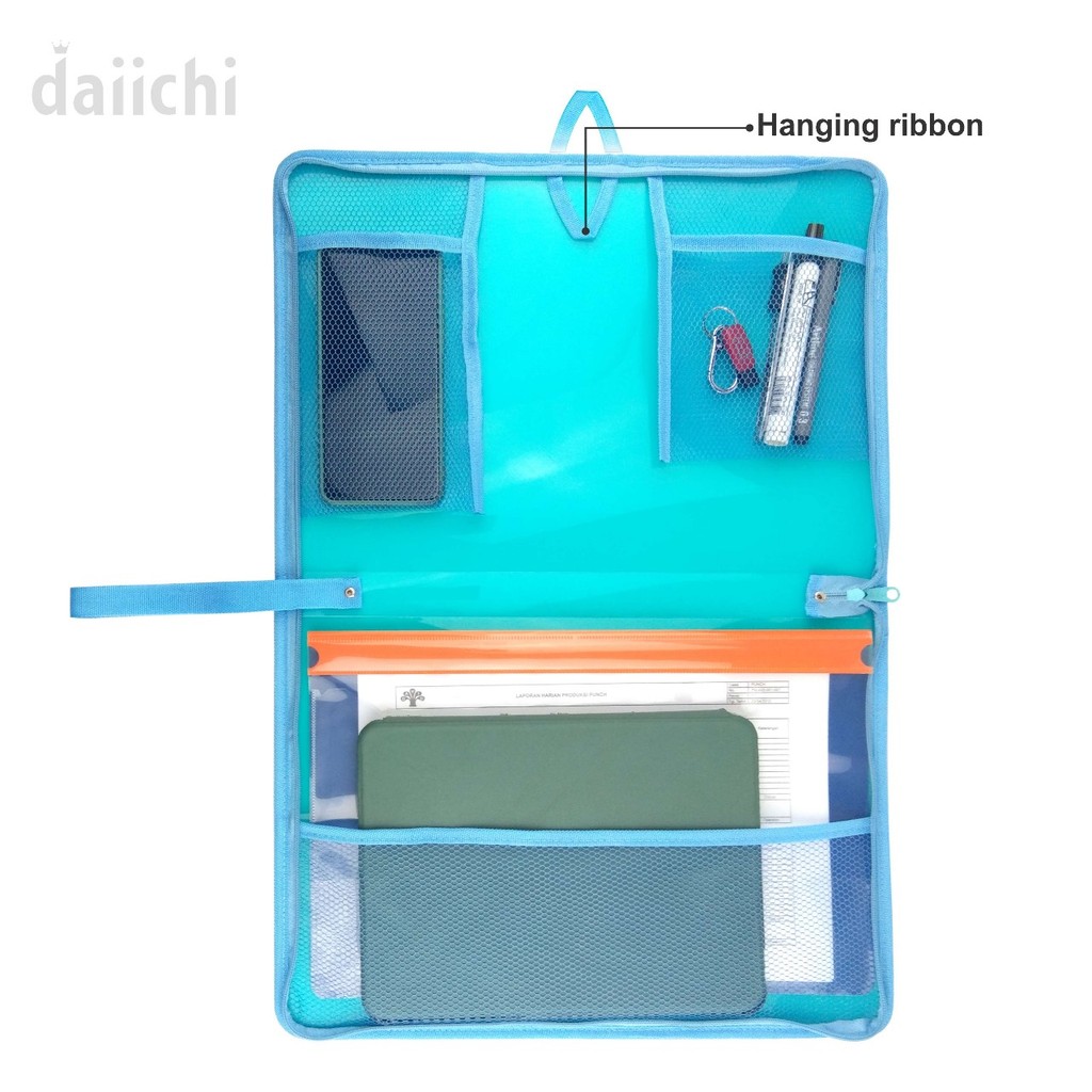 Jual DAIICHI – ZIPPER BAG WITH 3 POCKET INSIDE UKURAN B5 FC TAS MAP FOLDER TAS ORGANIZER TAS ...