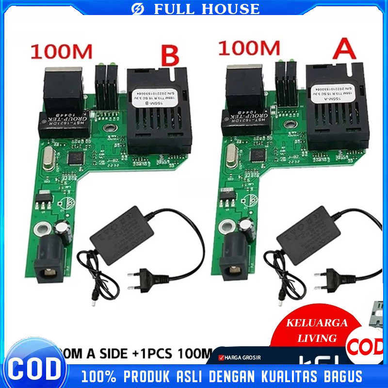 Jual Full House！ PCB Board NetLINK HTB-3100 A/B Fiber Optic Optical ...