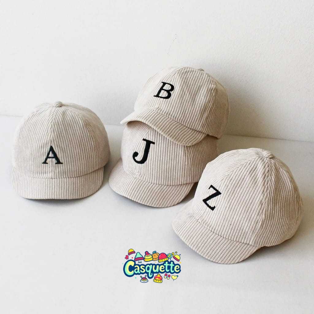 Jual Topi Anak Cewek Cowok Usia 6 Bulan - 3 Tahun INISIAL A-Z Warna ...