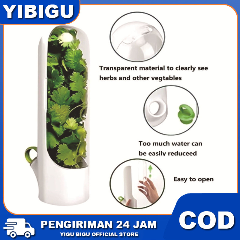 Jual Wadah Penyimpanan Bumbu SayuranDaun bawangSeledriBasilGelas ...