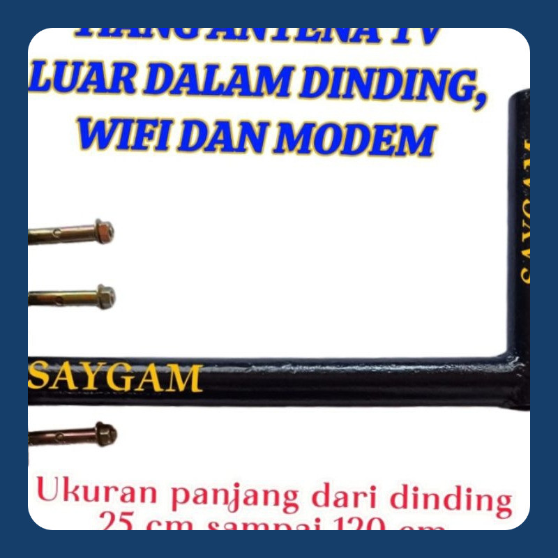 Jual TIANG BRACKET ANTENA TV DINDING LUAR DALAM | Shopee Indonesia